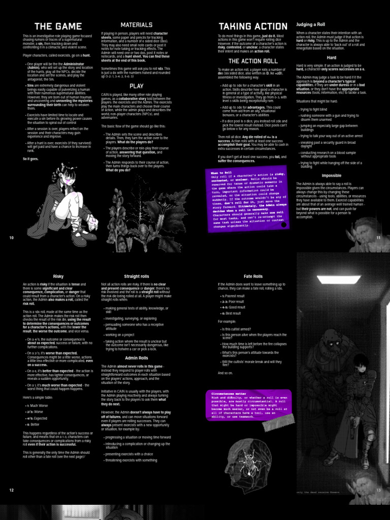 790766024-CAIN-RPG Part 2 | PDF | Risk