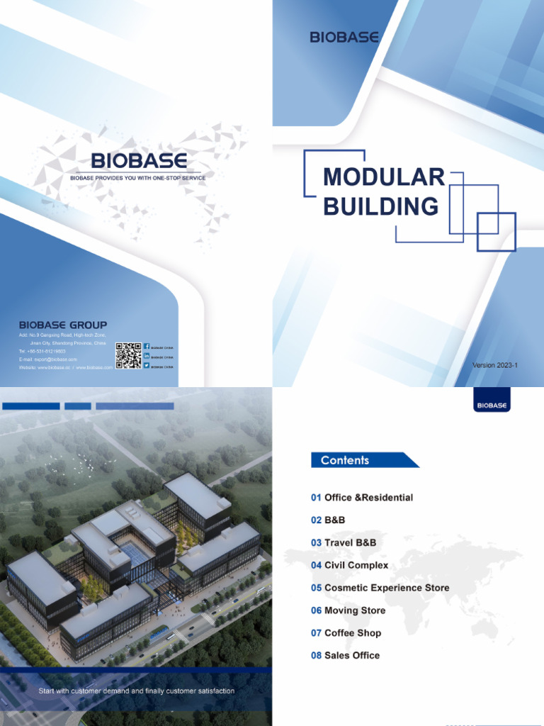 1.BIOBASE Modular Building Brochure | PDF