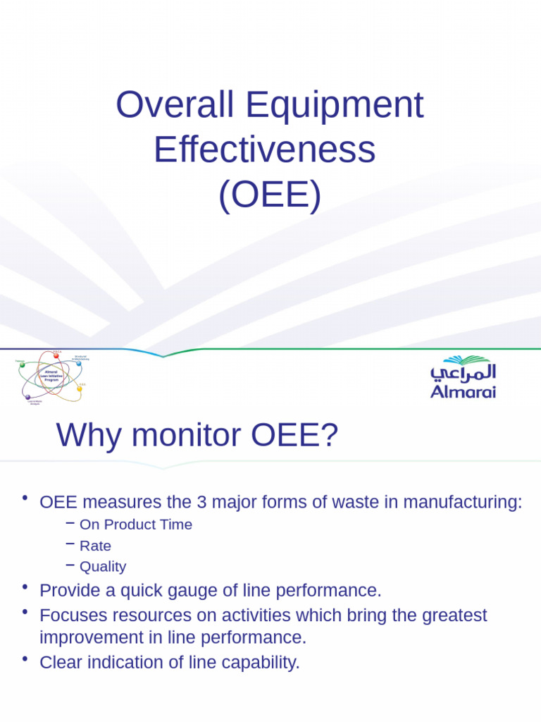 OEE Calculation and Improvement Guide | PDF | Mechanical Engineering