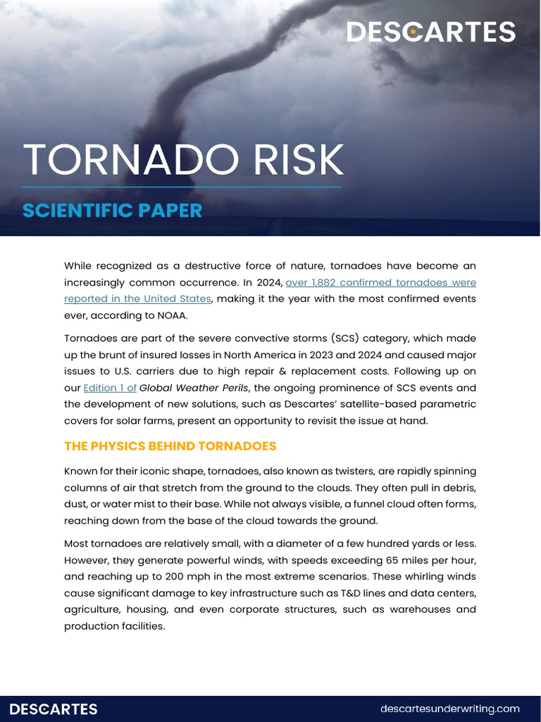 Understanding Tornado Risks and Impacts | PDF | Tornadoes | Thunderstorm