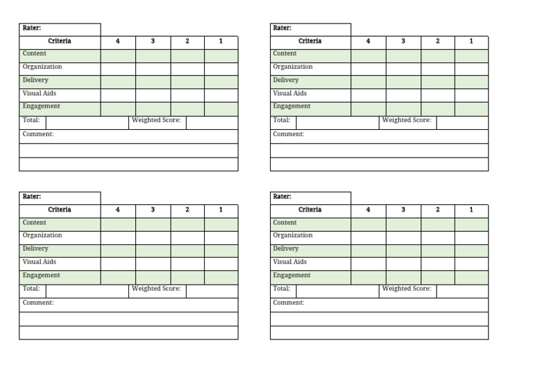 Report Score Sheet 083250 | PDF