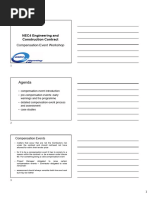 NEC3 ECC Compensation Event Templates | PDF | Business