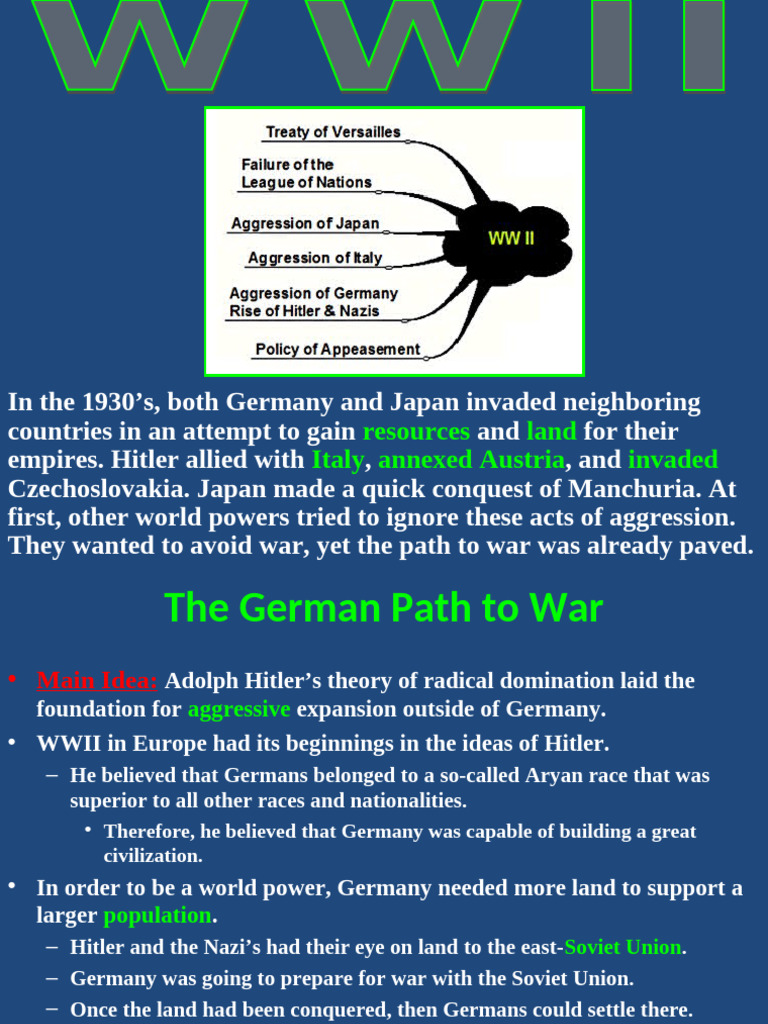 Hitler's Path to WWII: Aggression Unleashed | PDF | Nazi Germany ...