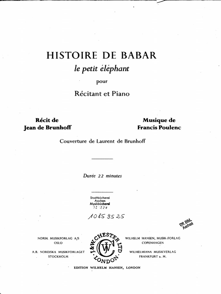 La Historia de Babar | PDF