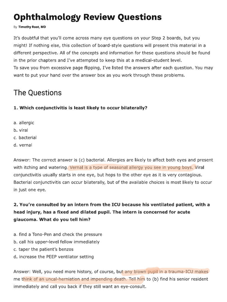 Tim Root CH 11 Review Qs | PDF