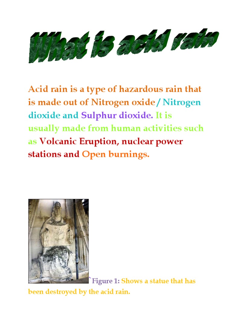 Acid Rain and Global Warming Explained | PDF | Science & Mathematics