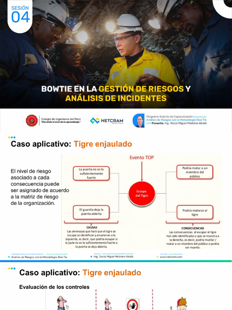 Sesión 04 - Analisis de Riesgos Con La Metodología BOW TIE | PDF