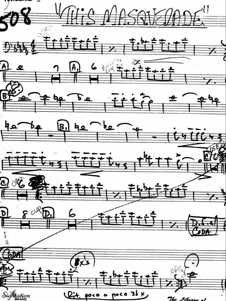 508 This Masquerade | PDF