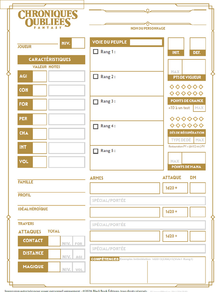 Fiche Perso Cof2 3PN | PDF