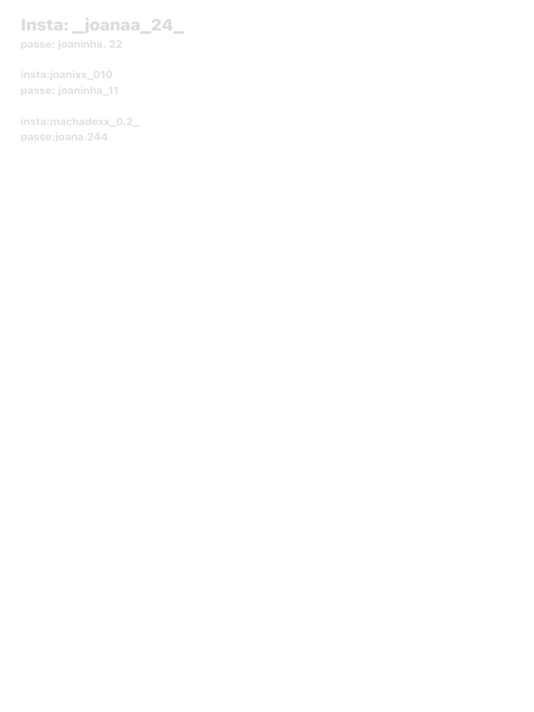 Insta Joanaa 24 | PDF