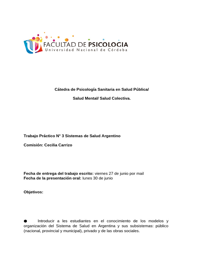 Consigna TP 3 Año 2025 | PDF