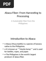 Abaca Fiber | PDF | Materials | Textiles