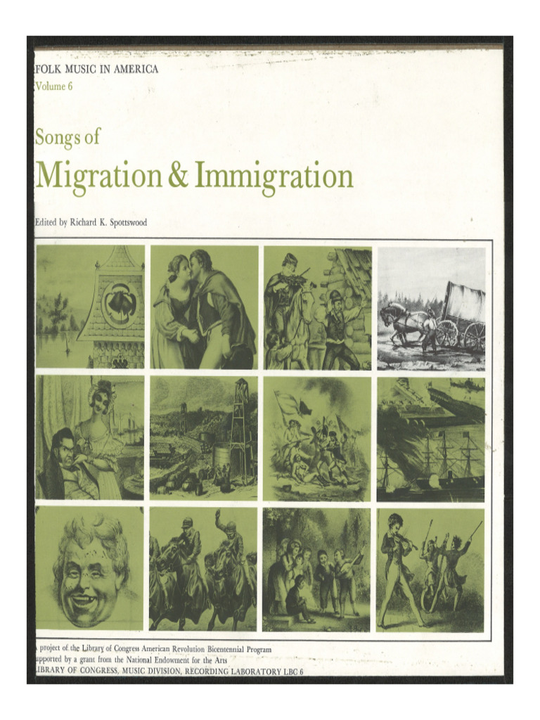 Songs of Migration and Immigration | PDF