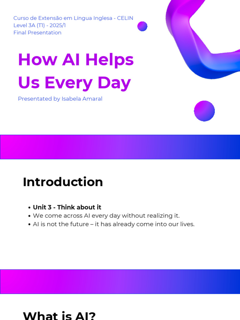 Everyday AI: Impact on Daily Life | PDF