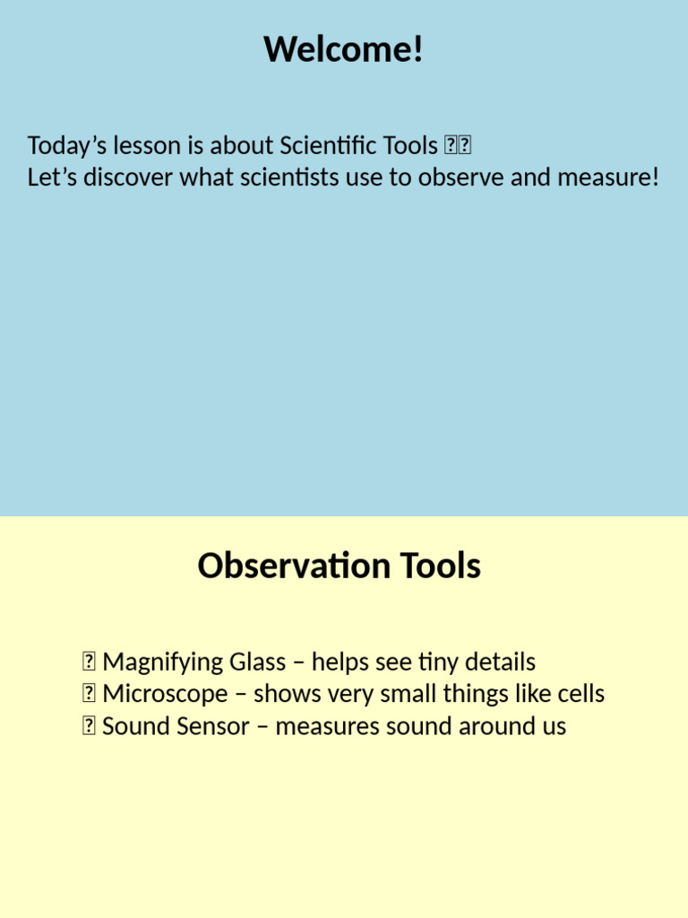 Scientific Tools Presentation | PDF