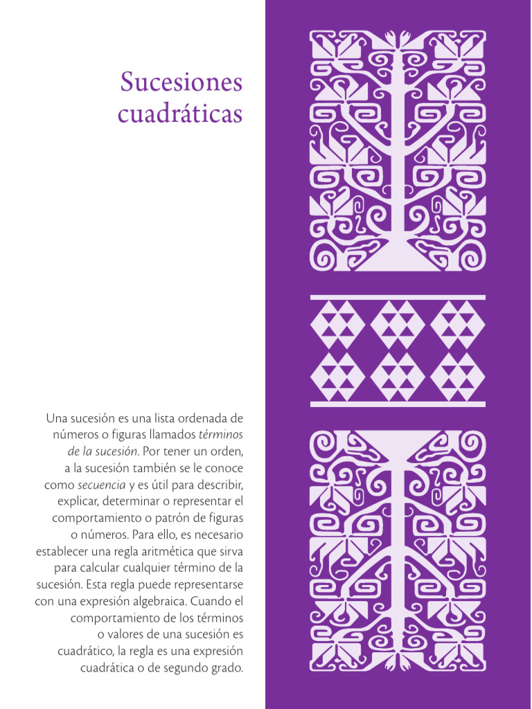 Sucesiones Cuadraticas | PDF | Secuencia | Matemáticas