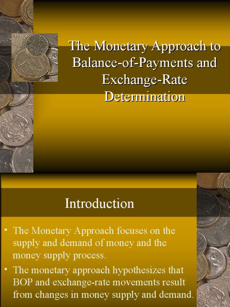 Bop and Monetary Policy | PDF | Exchange Rate | Fixed Exchange Rate System