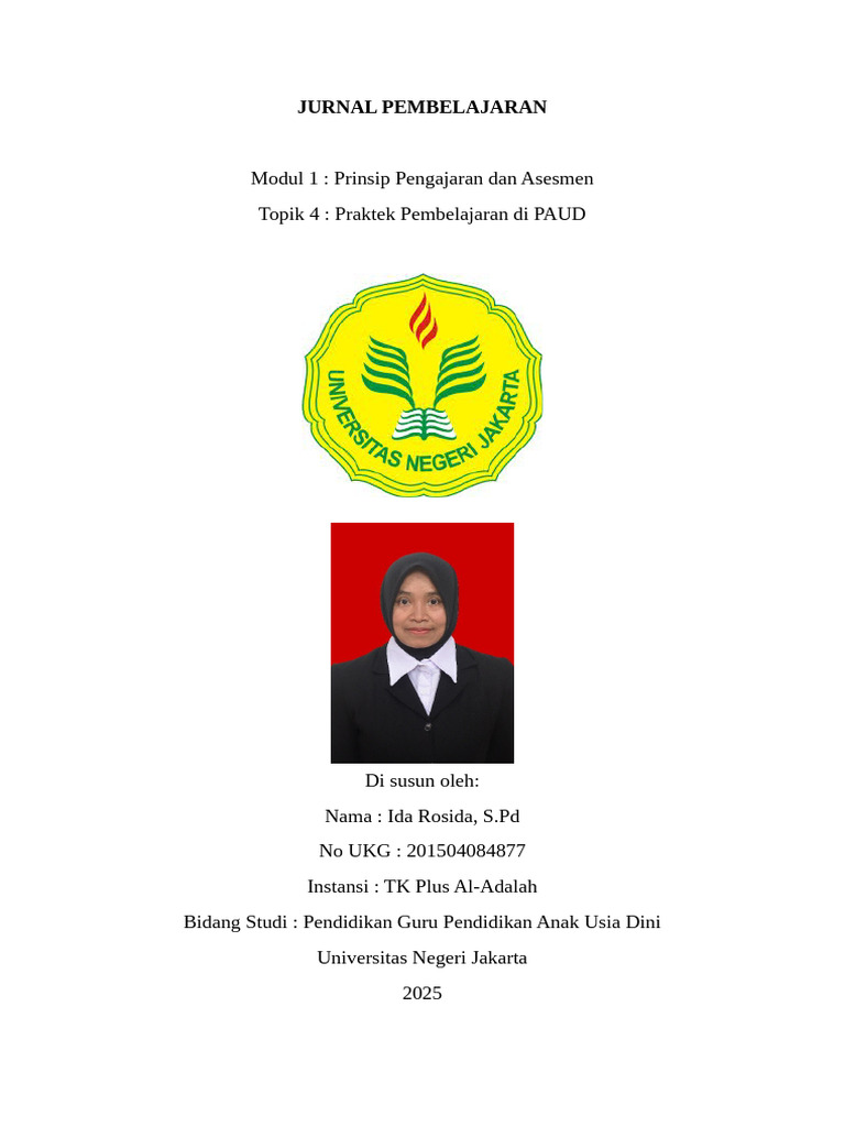 Jurnal Pembelajaran Ida Rosida | PDF