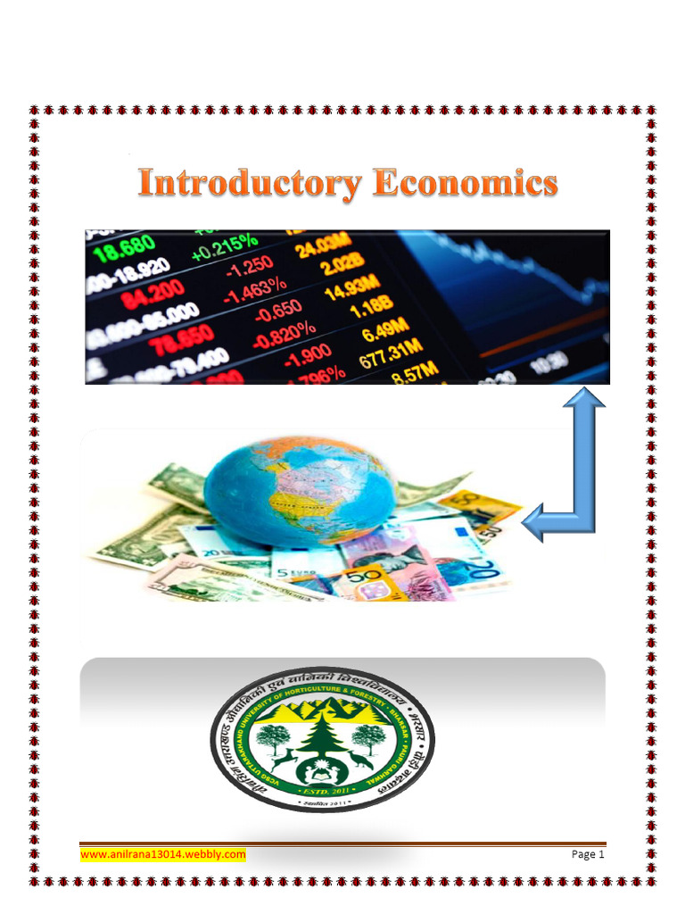 Introduction to Economics Concepts | PDF | Economics | Utility