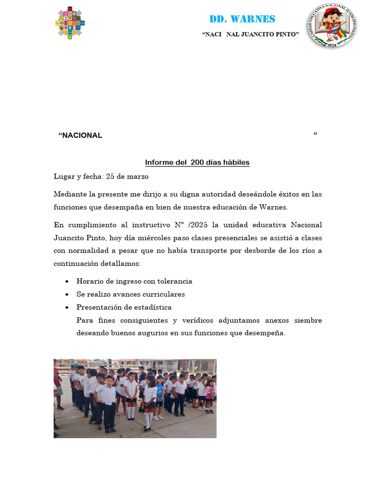 Warnes 25 de Marzo Del 2025 | PDF