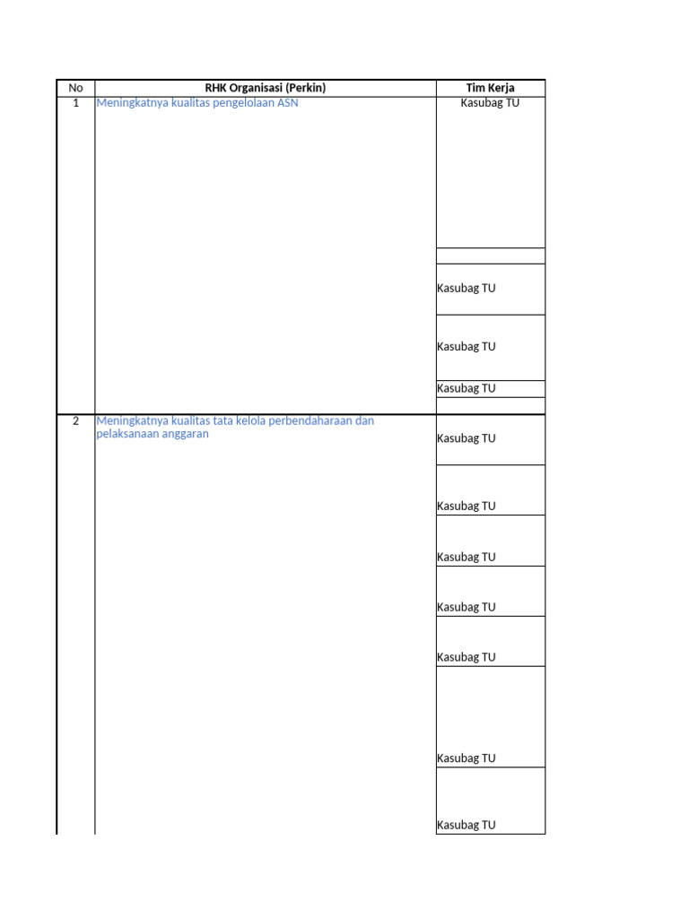 Contoh Matrik Peran Hasil Fix | PDF