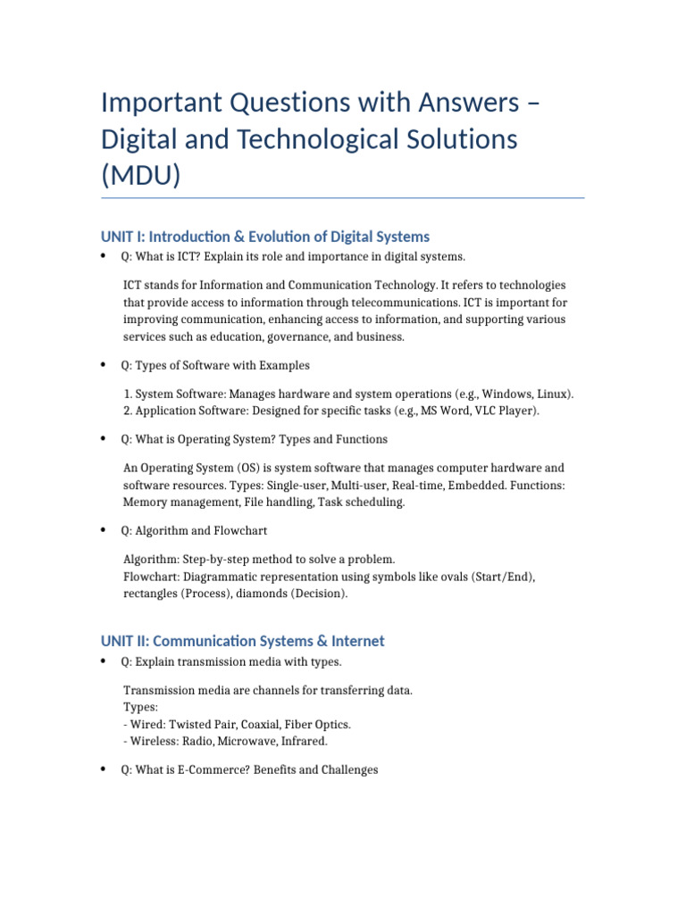 Digital and Tech Solutions Overview | PDF | Internet & Web | World Wide Web