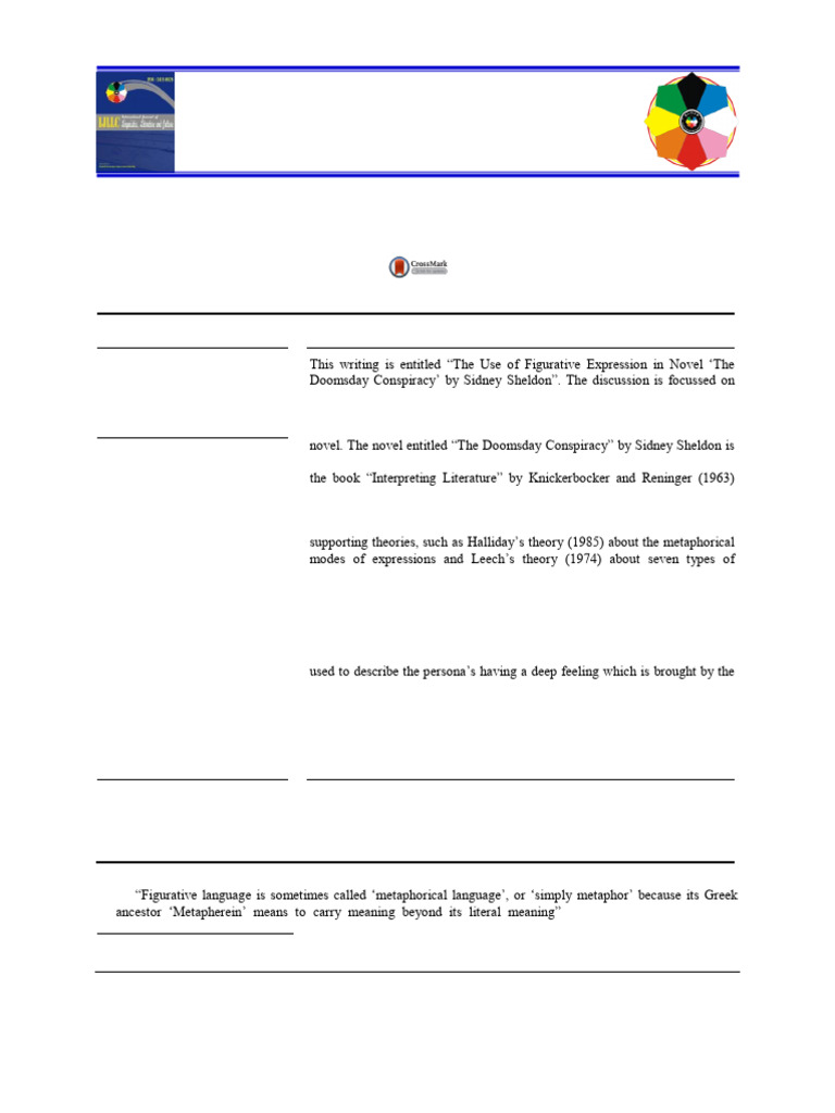 The Use of Figurative Expression by Kadek Ayu, 2015 | PDF | Metaphor