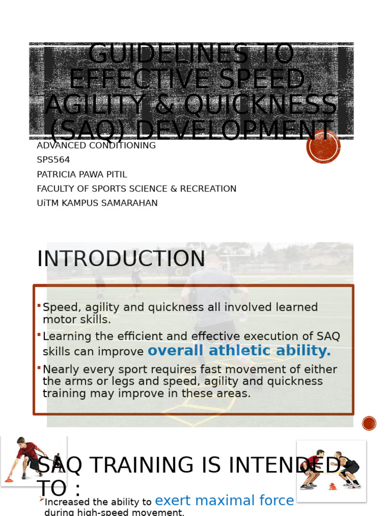 Chapter 4 - Speed, Agility, Quickness | PDF | Acceleration