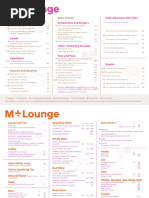 Menu Lunch and Dinner | PDF | Cooking | Food And Drink Preparation