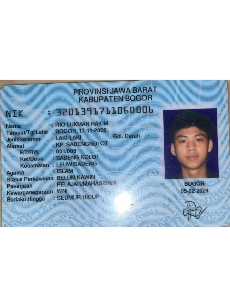 KTP, Rio Lukman Hakim | PDF