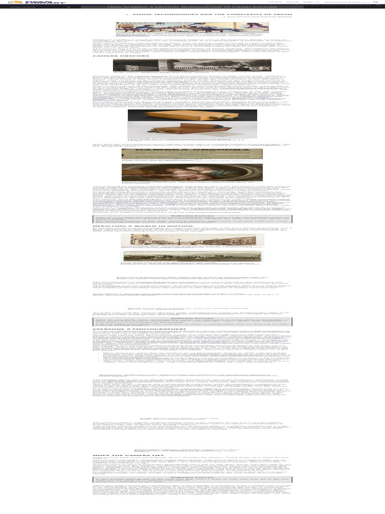 Visual Technologies and Truth in Art | PDF | Imaging