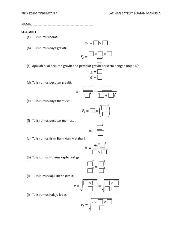 Satelit Buatan Manusia | PDF