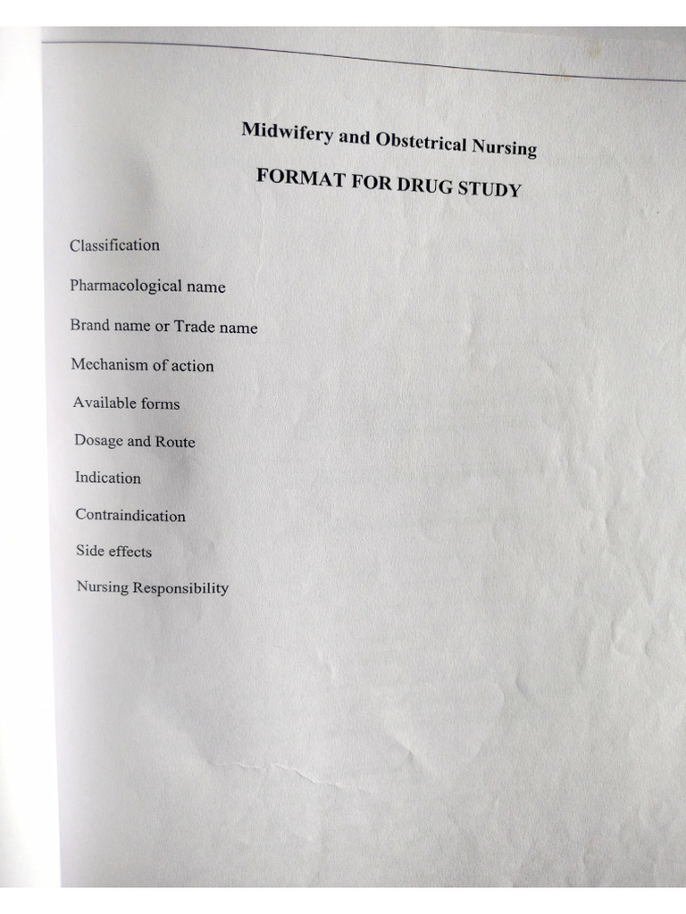 Drug and Instruments | PDF