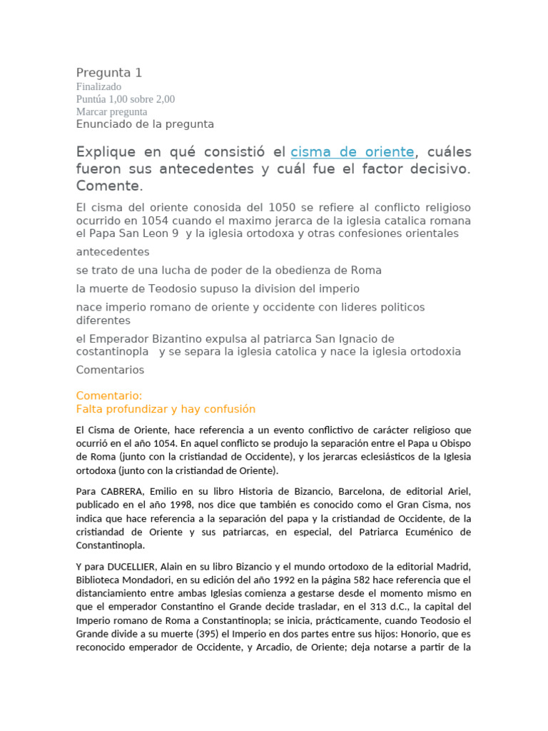 Baldeon Aldana Bertha+Tarea Nro 2+historia de La Iglesia+1 | PDF ...
