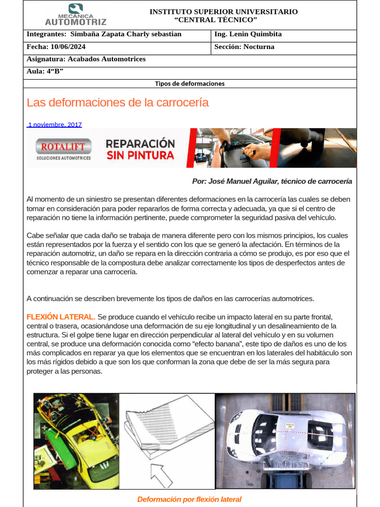 Tipos de Deformaciones | PDF