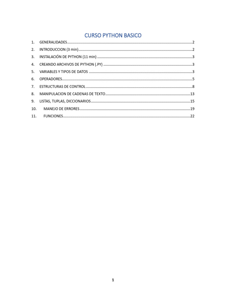 NIvel Basico | PDF | Python (lenguaje de programación) | Lenguaje de programación