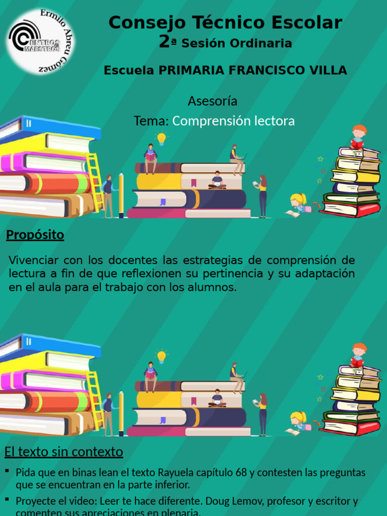 Comprensión Lectorasesion Francisco Villa | PDF | Cognición | Aprendizaje