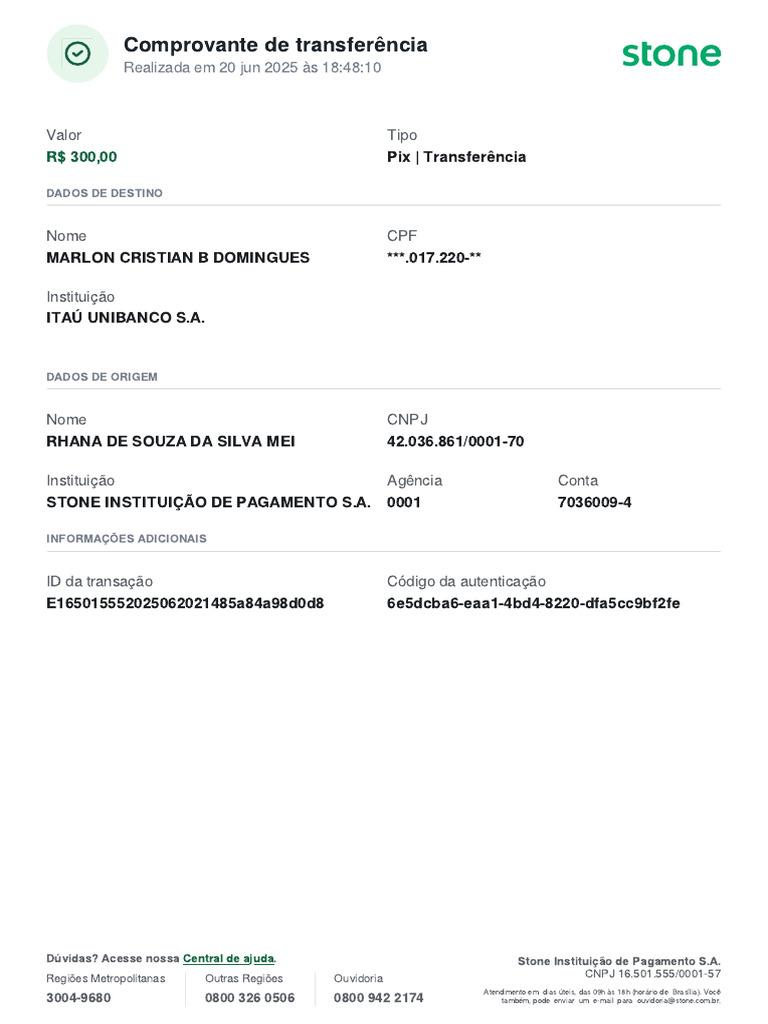 Comprovante Pix | PDF