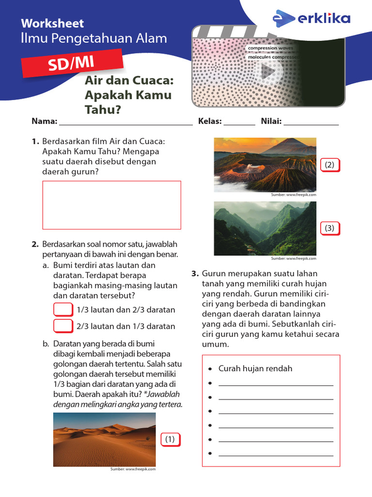 SD Ipa - Air Dan Cuaca Apakah Kamu Tahu | PDF