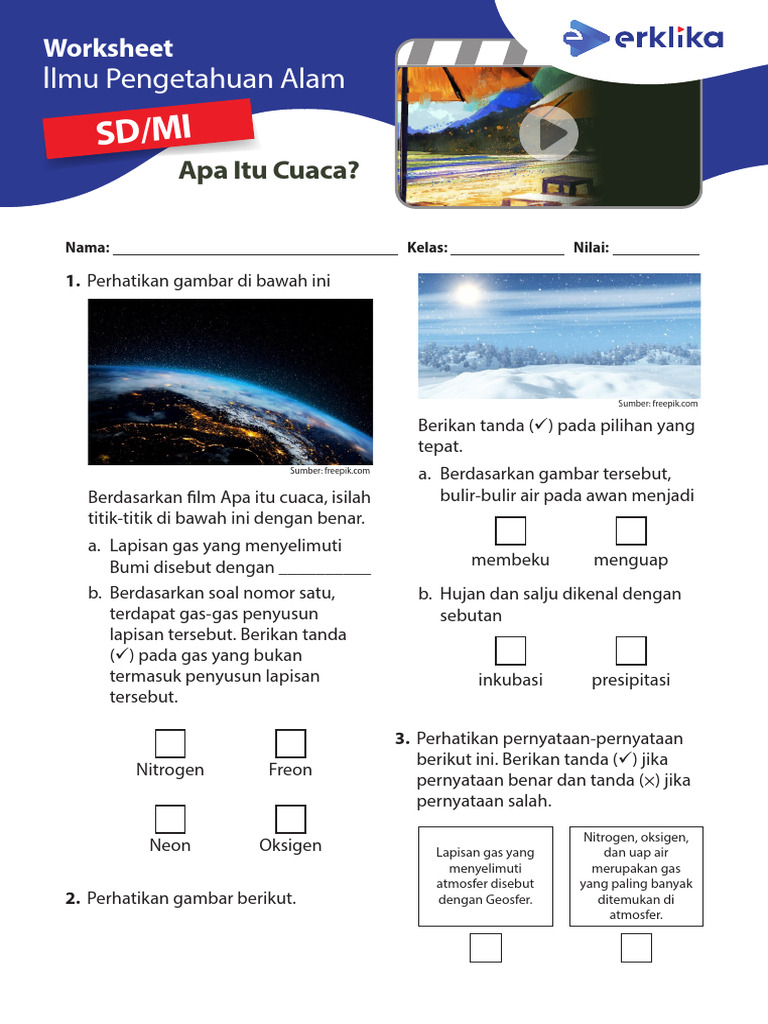 SD Ipa - Apa Itu Cuaca | PDF