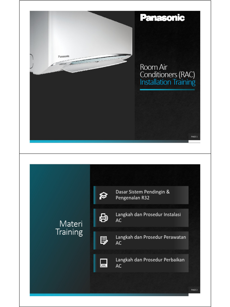 Panasonic - AC - Installation Training Material 2023 Print - Compressed ...