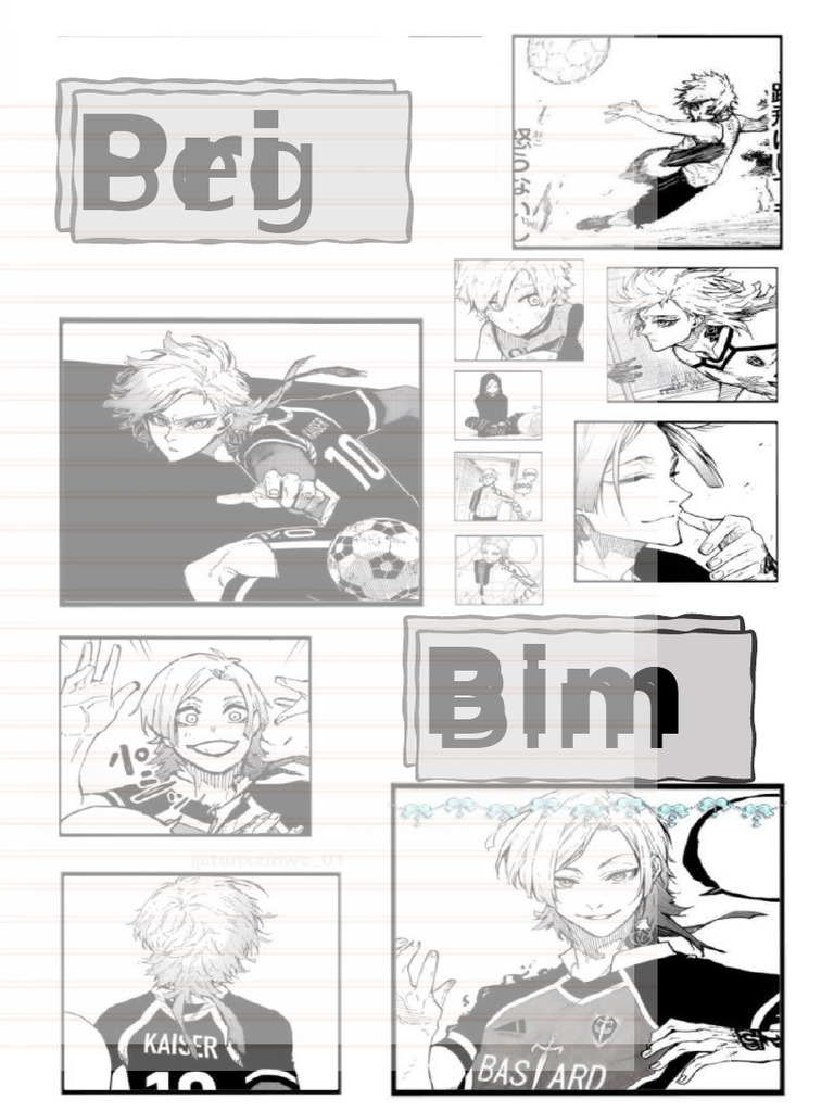 Briel Etiquetas 2025 Blue Lock | PDF