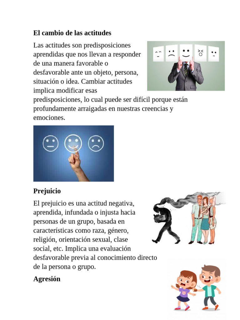 El Cambio de Las Actitudes | PDF