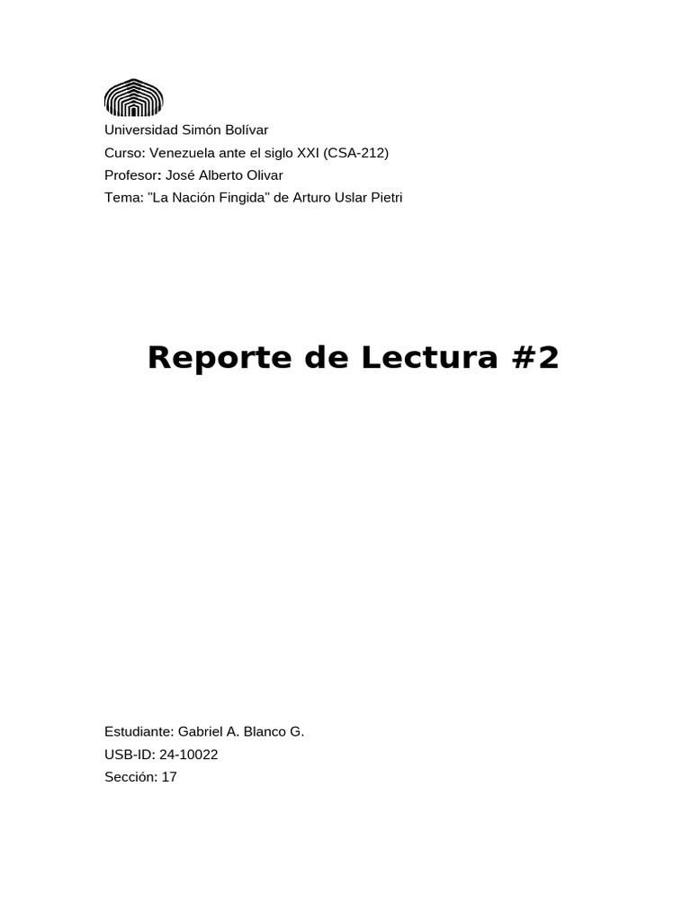 Gabriel Blanco - Lanacionfingidadocx 1 | PDF | Venezuela | Petróleo