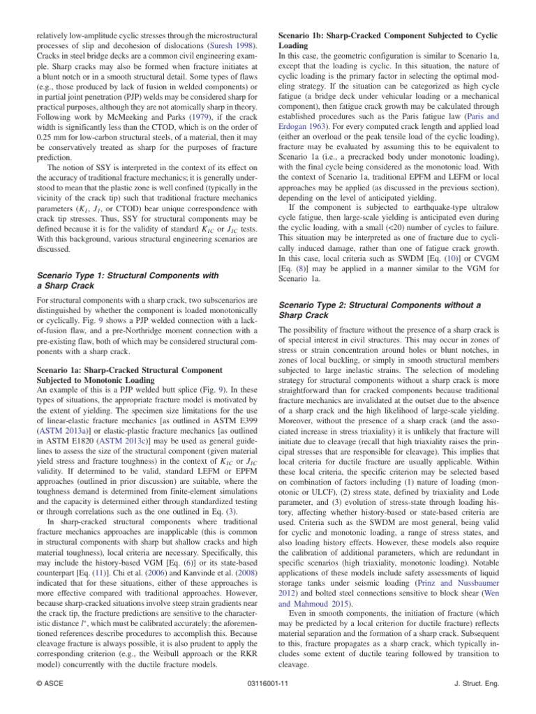 Kanvinde 2016 Predicting Fracture in Civil Engineering Steel Structures ...
