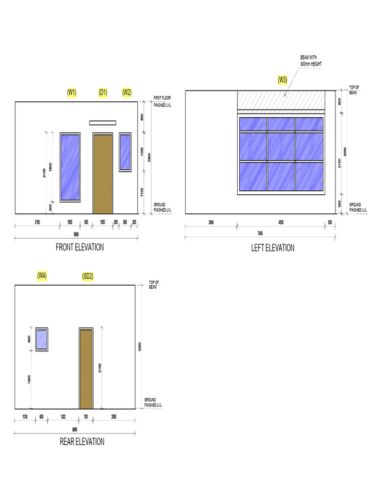 Elevation Drawings-1 | PDF