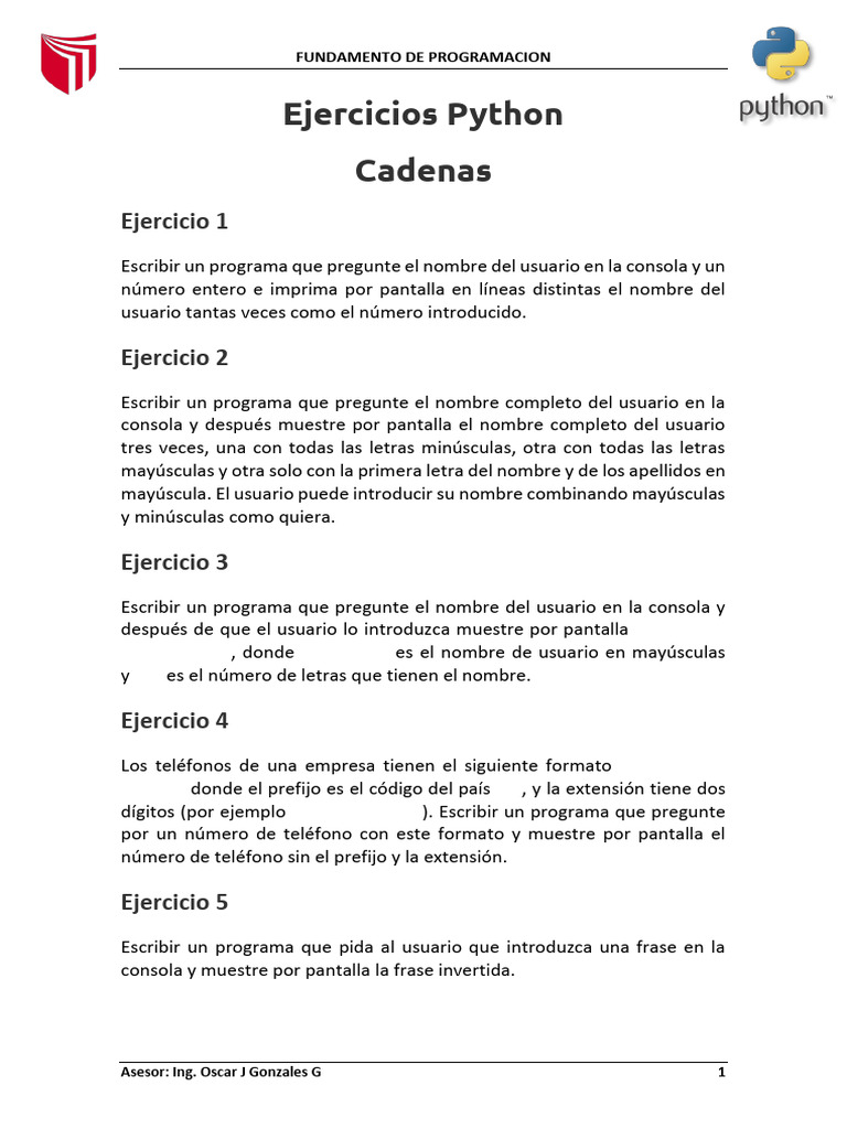 Lab Oratorio 02 | PDF | Caso de carta | Notación