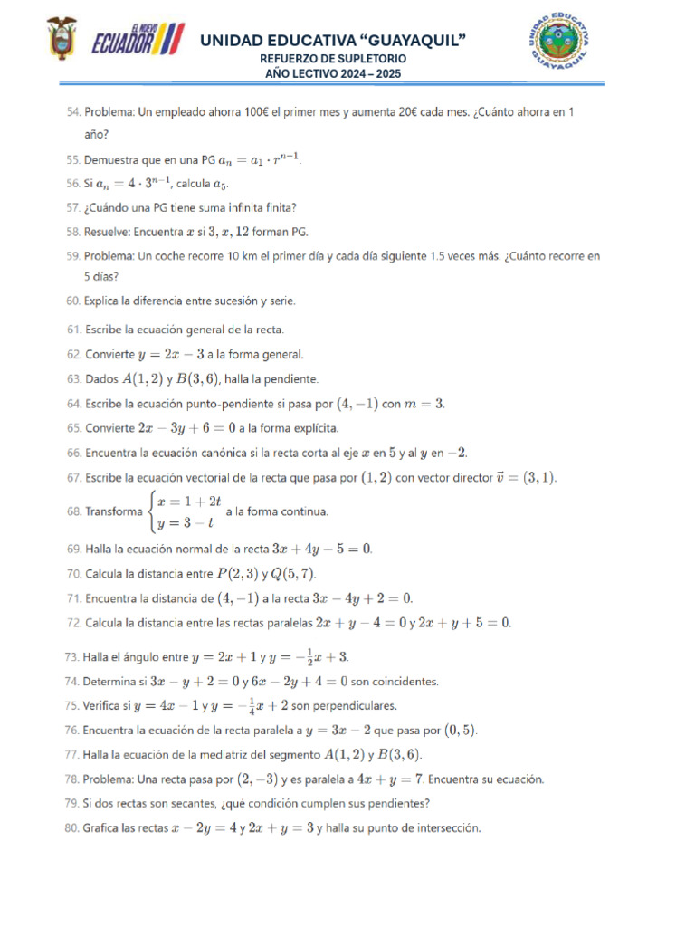 2do Refuerzo Supletorio | PDF