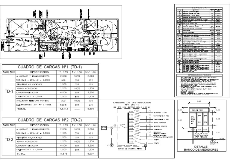 PLANO INS ELEC MODEL 1 (2 PISOS) - Layout2 | PDF
