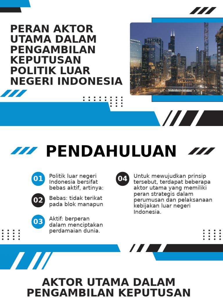 Peran Aktor Utama Dalam Pengambilan Keputusan Politik Luar Negeri ...